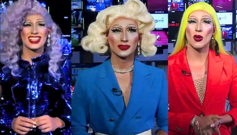¿Quién es Amanda, la primera presentadora Drag Queen de noticias en el ...